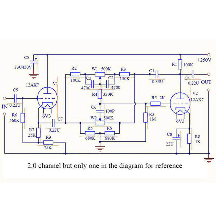 Assembled Tone Board Volume Control Module Controller Without 12AX7 ...