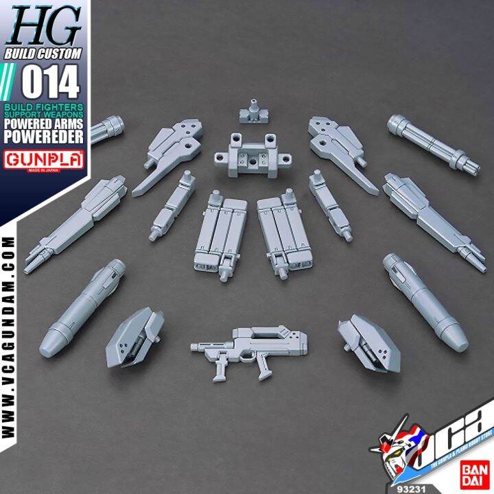 ⭐️ BANDAI GUNPLA HIGH GRADE BUILD CUSTOM FIGHTERS HGBF HGBC HG 1/144 POWERED ARMS POWEREDER ...