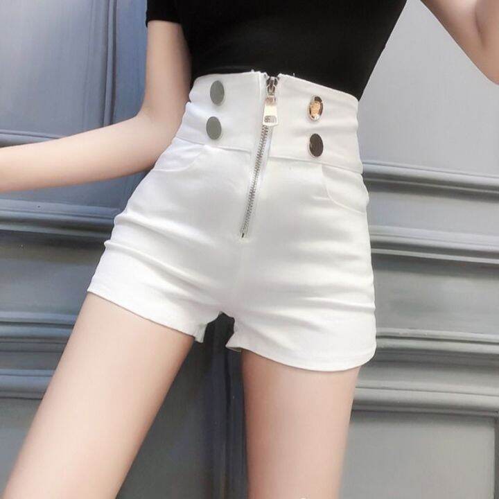Womens Shorts New Fashion Korean High Waist Loose Wide Leg Slim Casual