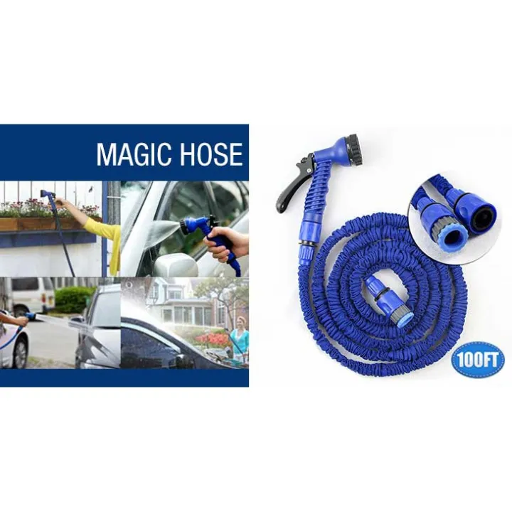 ♗GG Magic Hose Expandable Flexible Plastic Hose With Spray Gun | Lazada PH
