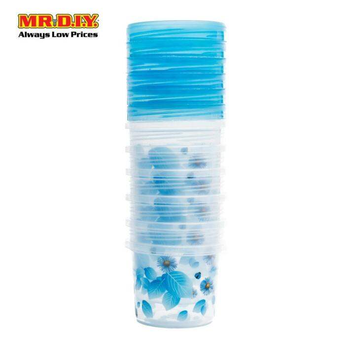 MR DIY Plastic Food Container 400ml (6pcs) | Lazada.co.th
