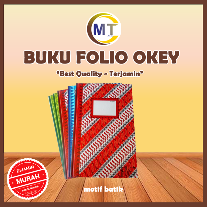 Buku Folio Okey 50 lembar | Buku Akuntansi | Buku Folio Besar | Lazada Indonesia