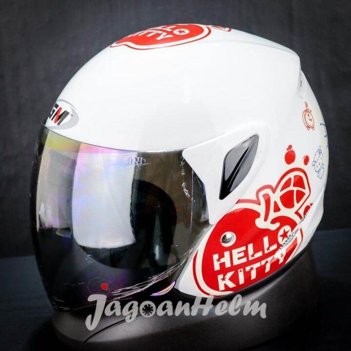 GM Helm Anak EvoTeen Cartoon Hello Kitty #3 Single Visor | Lazada Indonesia