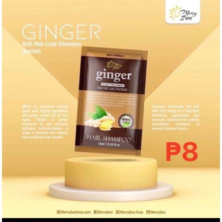 100 AUTHENTIC MERRY SUN GINGER OLIVE SHAMPOO IN SACHET!!!COD | Lazada PH