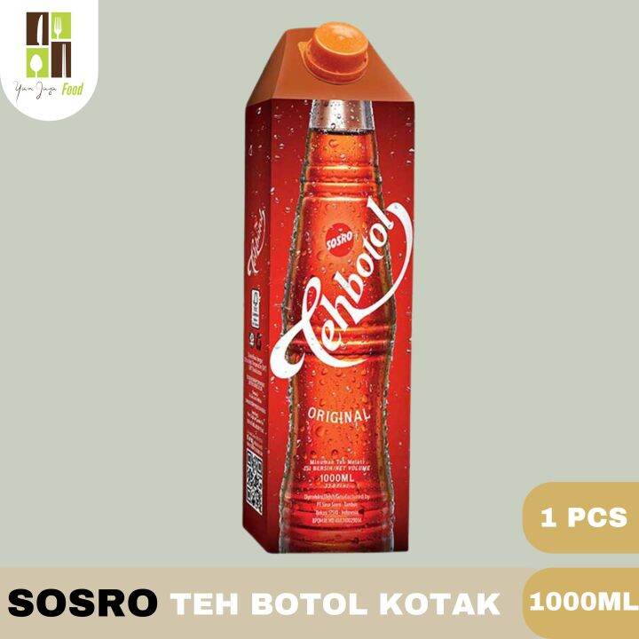 Teh Botol Sosro / Teh Botol Original / Kemasan Kotak 1 Liter 1 PCS | Lazada Indonesia
