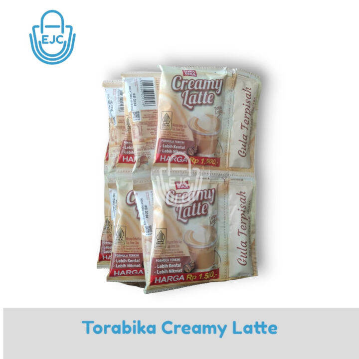 KOPI TORABIKA CREAMY LATTE / TORABIKA CREAMY LATTE GULA TERPISAH ISI 10 ...
