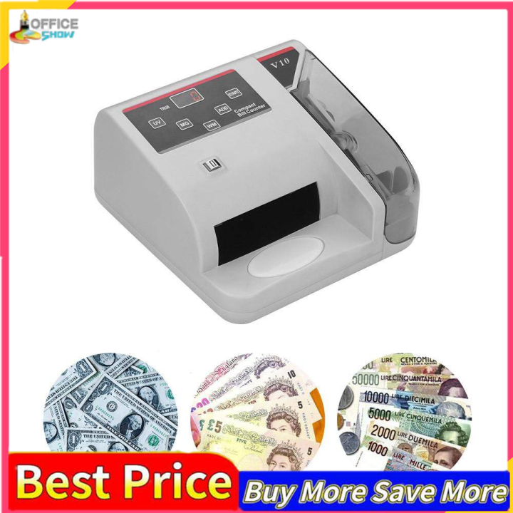 Portable Mini Money Counter Worldwide Currency Cash Banknote Bill Counting Machine Detector with ...