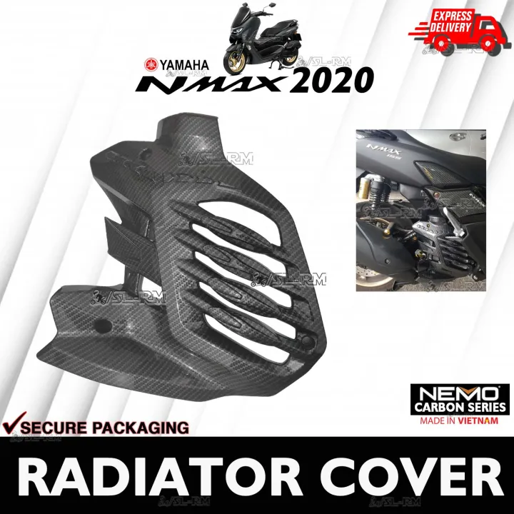 Yamaha NMAX V2 / NMAX 2020 / AEROX V2 Carbon Radiator cover Nemo Brand ...