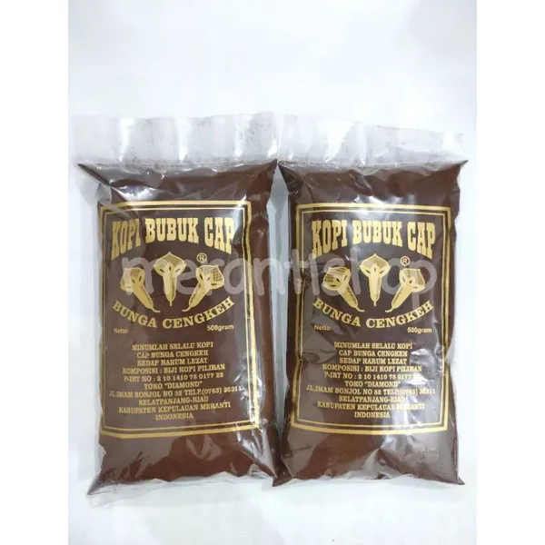 KOPI BUBUK HALUS / KASAR 500grams CAP BUNGA CENGKEH KHAS DIAMOND ...