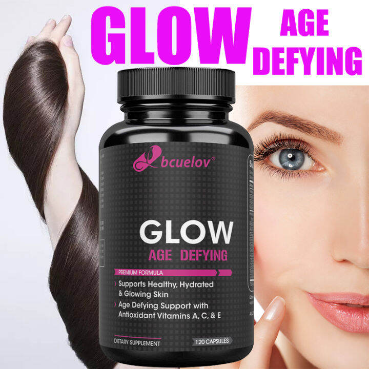 GLOW Supplement Capsules - Anti-Aging, Helps Skin, Hair, Nails ...
