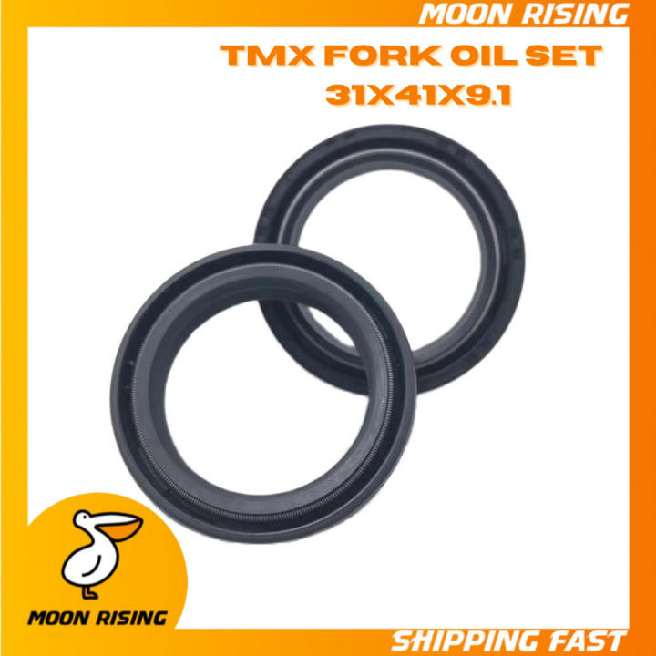 MOTORCYCLE TMX FORK OIL SET 31*41*9.1 [MOON RISING] | Lazada PH