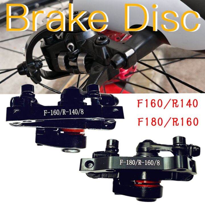 Bicycle Front Rear Caliper Mechanical Disc Brake Mtb Mountain Parts ...