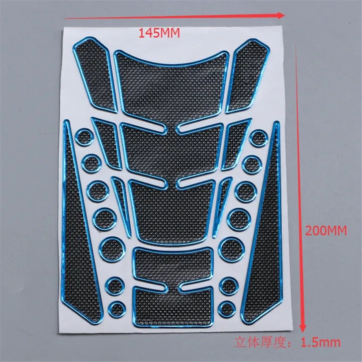 Universal Fuel Tank Decal Pad Gas Cap Sticker Protector Fit For CBR500R ...