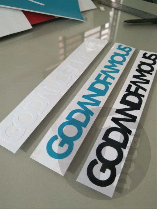 GODANDFAMOUS Sticker decals For Car, Laptop, Phone Case, Motorcycle ...