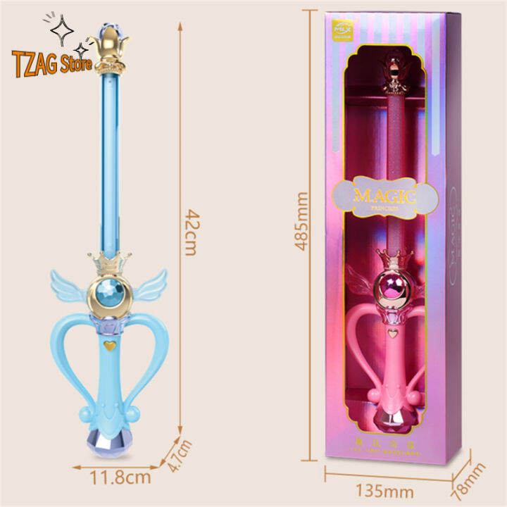 【Ready Stock】Girls Magic Stick Toys With Light Music Effect Electric ...