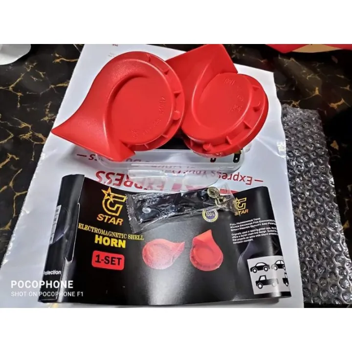 G STAR horn dual horn for Cars and motorcycle Loud horn quality (Sa ...