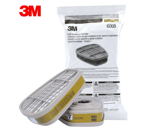 3M 6006 กล่องกรองก๊าซ,ป้องกันหลายก๊าซ/กล่องกรองไอน้ำ,มี2ชุด6200/6800/7502ใบหน้าโล่ | Lazada.co.th