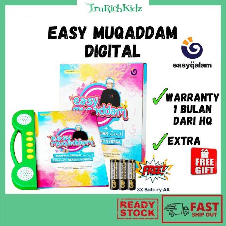 Easy Muqaddam Digital Easy Qalam - Belajar Iqra Mengaji Alif Ba Ta ...