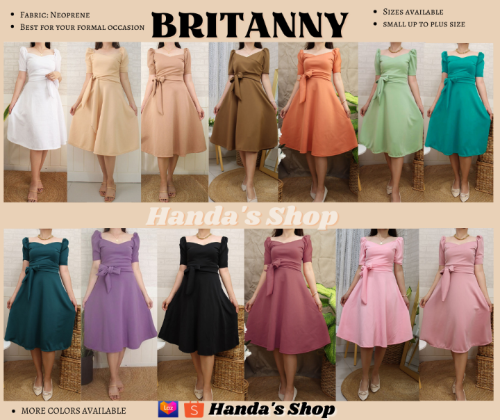 BRITANNY FORMAL DRESS PERFECT FOR ABAY, GRADUATION, SPONSOR, ENTOURAGE ...