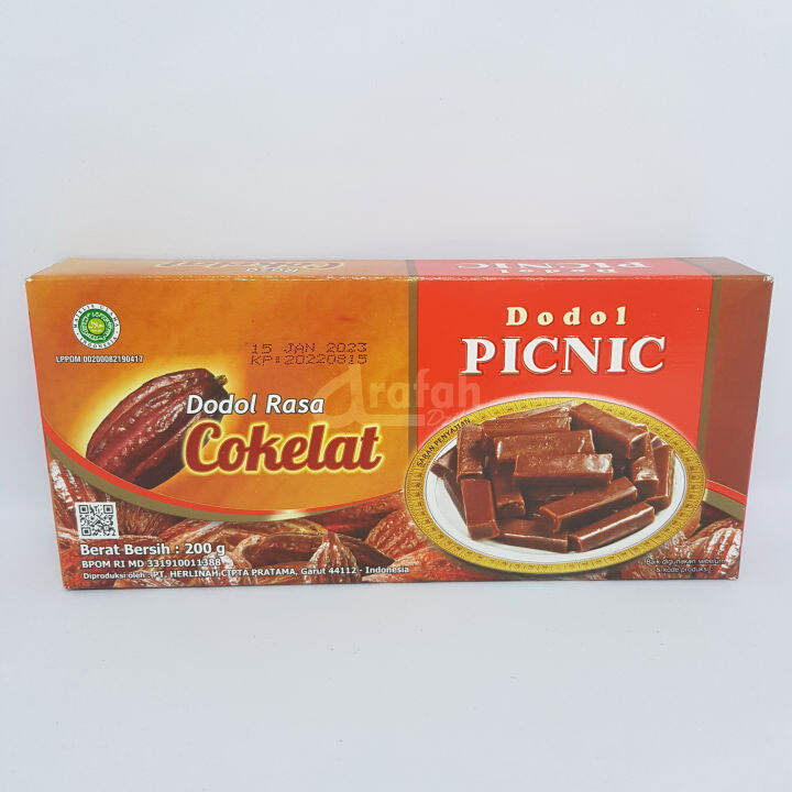 Dodol Garut Picnic Rasa Cokelat Original 200gr | Lazada Indonesia