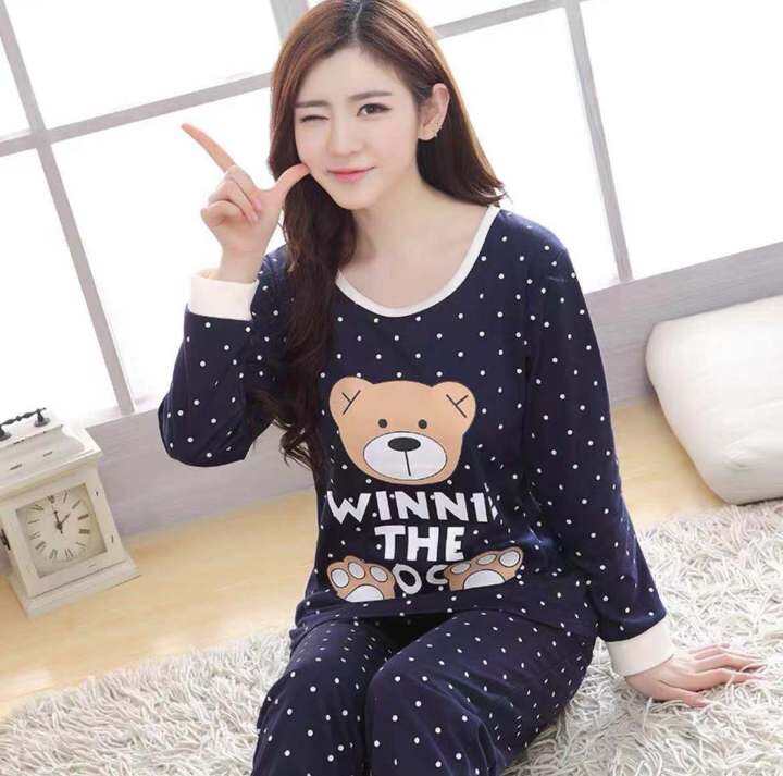 tichada 3800 เซ็ตชุดนอนเสื้อชุดนอนน่ารักๆ ราคาถูกๆ ใส่สบายไม่เครืองผิด (สินค้าพร้อมส่ง) | Lazada ...