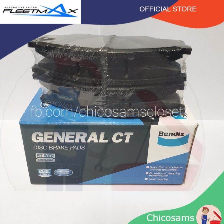 Bendix Disc Brake Pads DB2369 GCT (Front) Toyota Hilux (GUN122L) 2015 ...