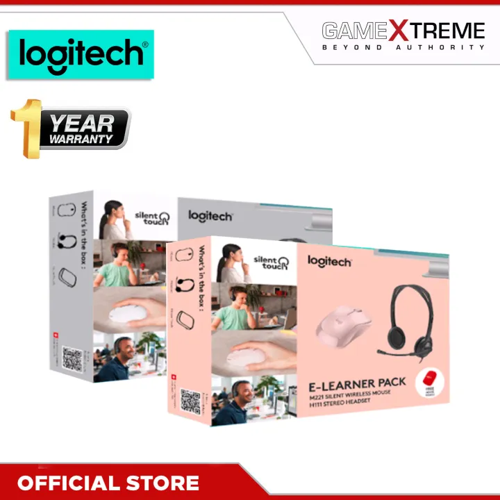Logitech E-Learner Pack B (M221 Mouse + H11 Headset ) | Lazada PH