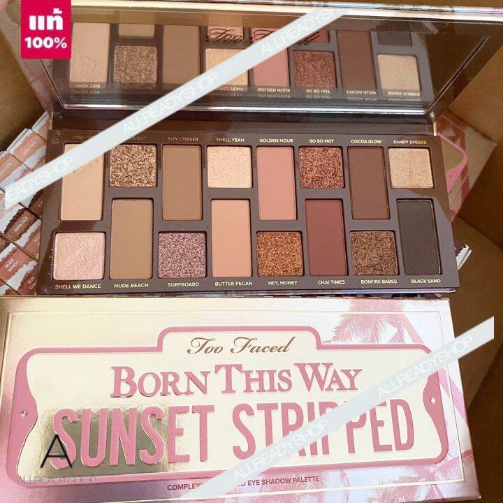 🔥 ของแท้ 🔥 Too faced born this way sunset stripped eyeshadow palette ...