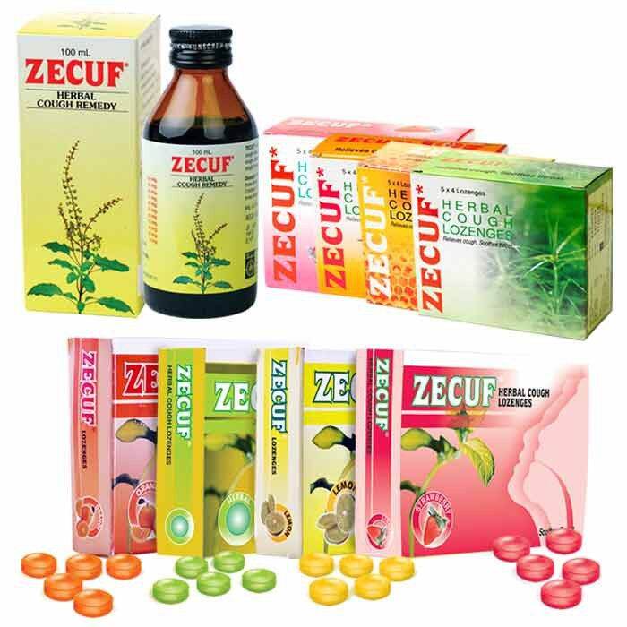 Zecuf Herbal Cough Remedy Syrup (100ml) / Lozenges (5x4s) | Lazada