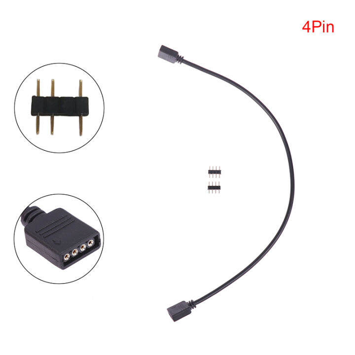 JointFlowers 5V 3 Pin 12V 4pin ARGB Splitter Connector Extension Cable ...