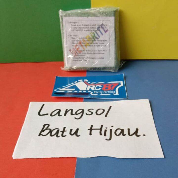 BATU HIJAU / WATU IJO METABRITE LANGSOL PENGKILAP LOGAM | Lazada Indonesia