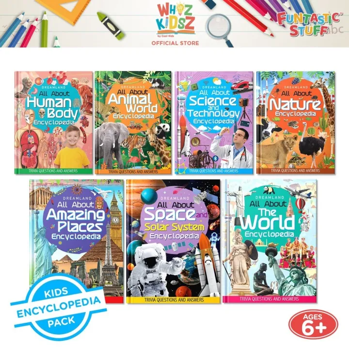 Whiz Kidsz All About Encyclopedia (Pack of 7) Books for Kids | Lazada PH