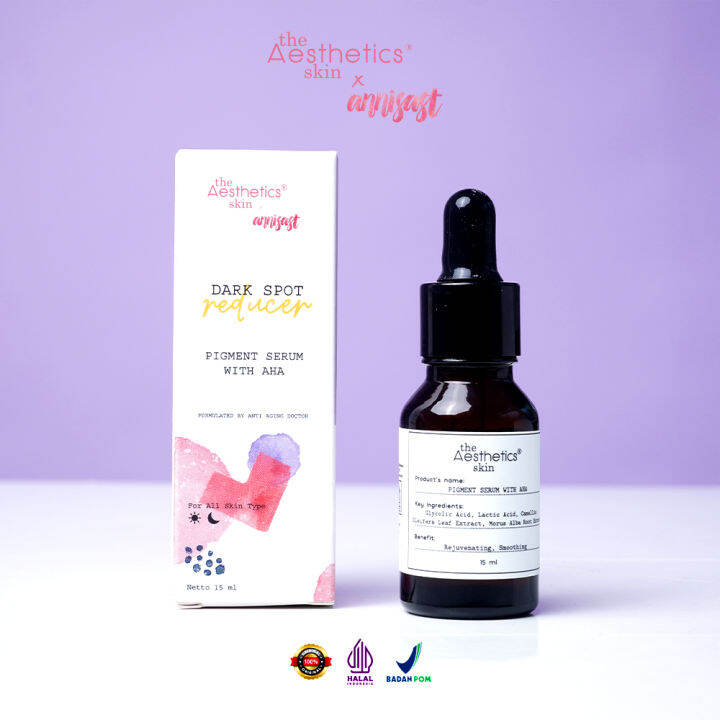 The Aesthetics Skin x Annisast Dark Spot Reducer Pigment Serum with AHA ...