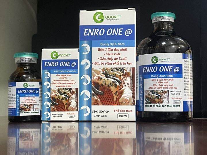 Thuốc tiêu chảy heo ENRO ONE @ Tiêu chảy nặng, loạn màu phân, nhờn ...