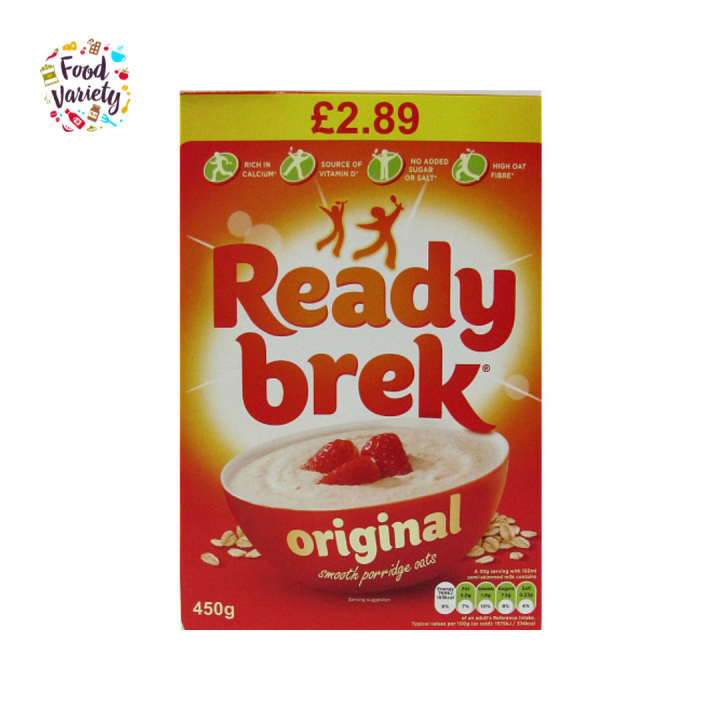 Ready Brek Original Smooth Porridge Oats 450G เรดดี้ เบรก โจ๊กข้าวโอ๊ต ...