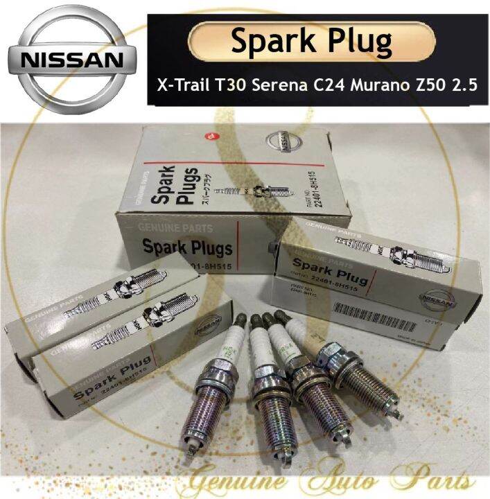(100% ORIGINAL) NISSAN SPARK PLUG 22401-8H515 LFR5A-11 X-TRAIL XTRAIL ...