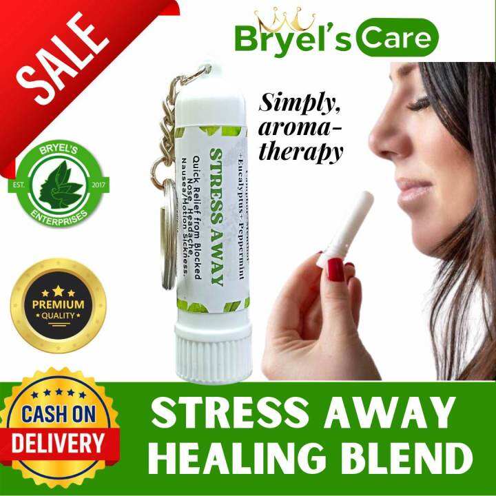 ⚡ INHALER STICK/STRESS AWAY INHALER CAMPHOR + MENTHOL +EUCALYPTUS 5ML ...