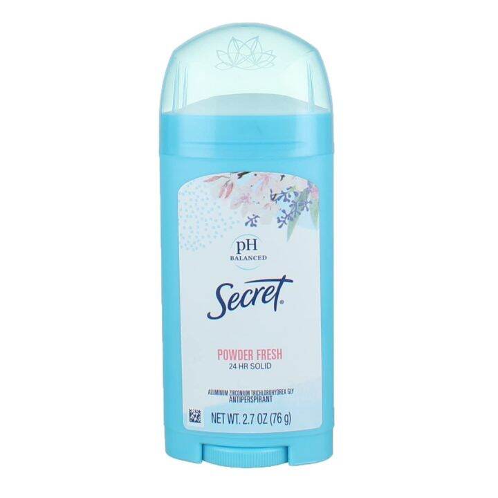 SECRET POWDER FRESH 24HR SOLID ANTIPERSPIRANT /DEODORANT NET WT.2.7 OZ ...