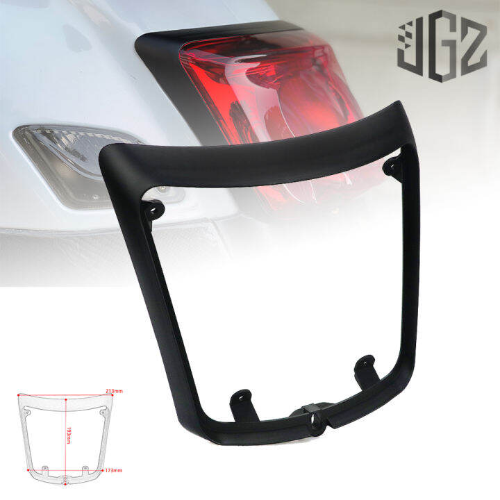 Motorcycle ABS Rear Tail Lamp Trim Cover Decorative Cap For Vespa GTS ...