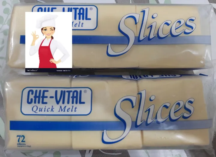 100% Quickmelt Cheese 72 slices 1kg (Che-Vital) Chevital National ...