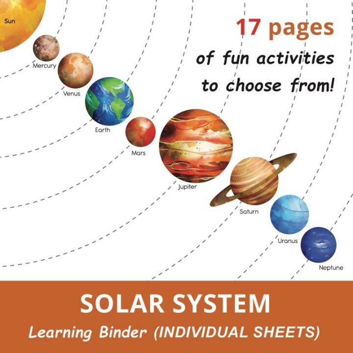 Solar System Planets Bundle #2 Individual Worksheets - Educational Science Activity | Lazada PH