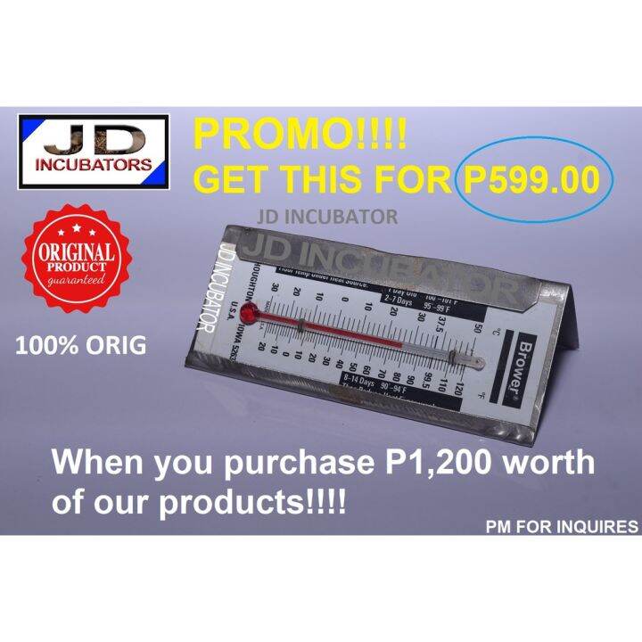 Brower Original Thermometer for Incubators | Lazada PH