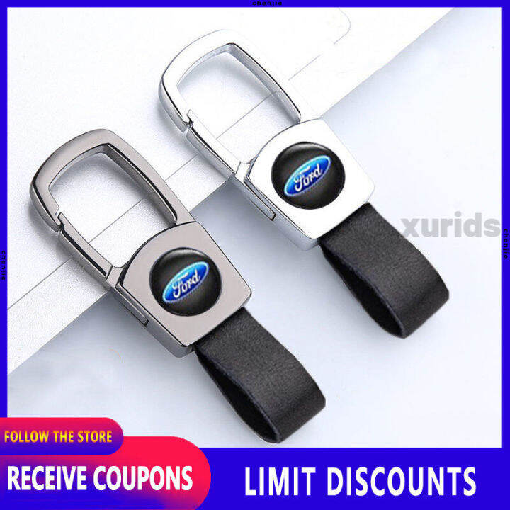 chenjie High-quality cowhide leather car keychain /Fashion Metal Alloy ...