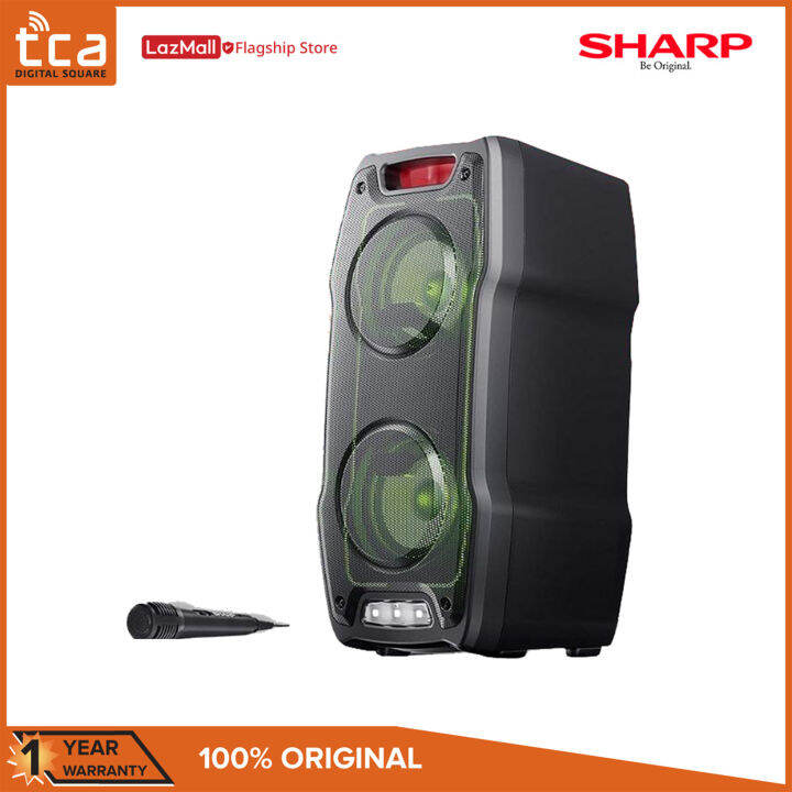 Sharp PS-929 Portable Bluetooth Party Speaker with Mic Karaoke [ TCA ...