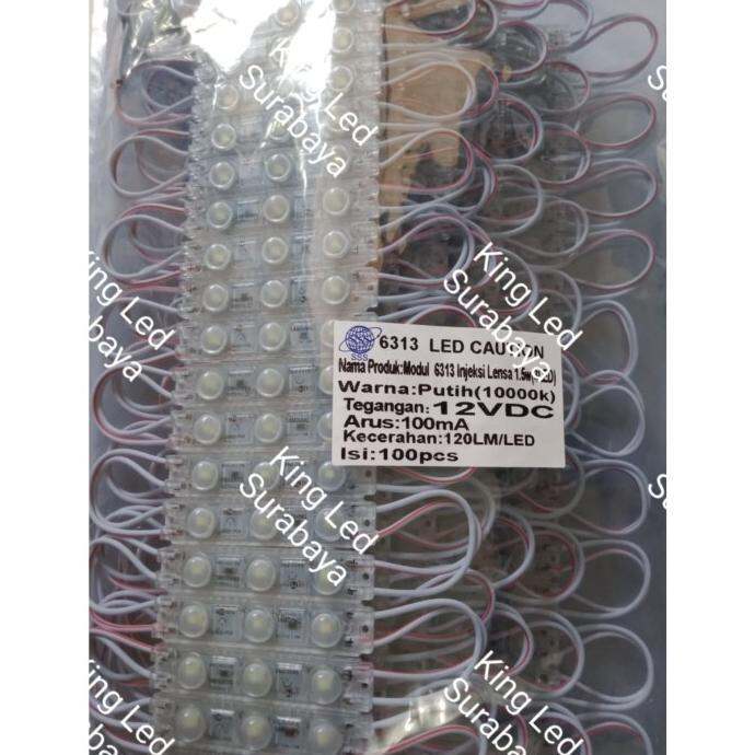 New Promo Cod Led Modul 2835 3 Mata Led Lensa Samsung Tipe 6313 12v