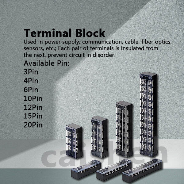 Terminal Block 15A/25A 600V 3, 4, 6, 10, 12, 15, 20 PIN | Lazada PH