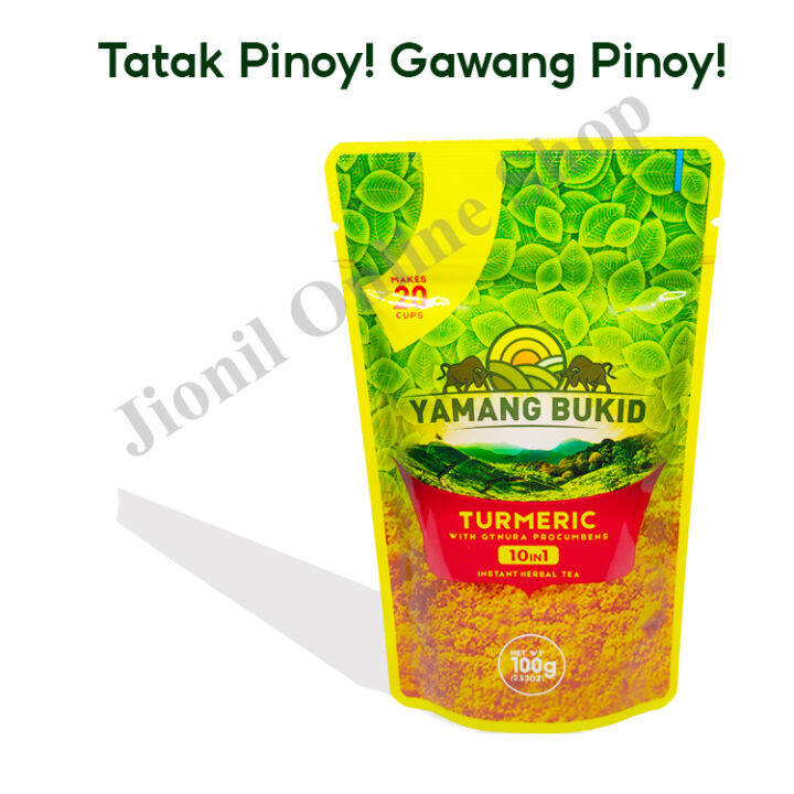 Yaman Bukid Turmeric Herbal Tea 10 in 1 100g and 400g | Lazada PH