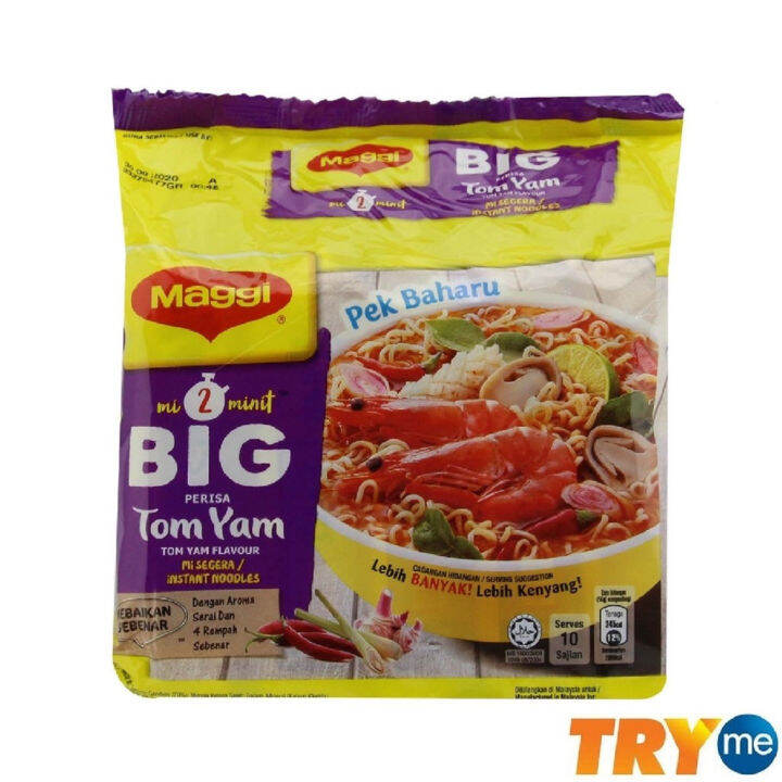 Maggi Big Instant Noodles Tom Yam (112g x 5) | Lazada