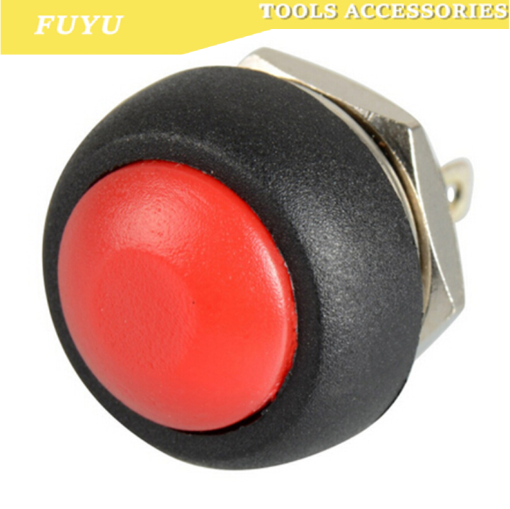 FUYU New Colourful 12mm Waterproof momentary ON/OFF Push button Mini ...