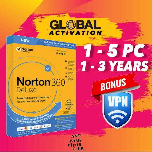 ORIGINAL NORTON 360 DELUXE LATEST VERSION ANTIVIRUS SOFTWARE | Lazada PH
